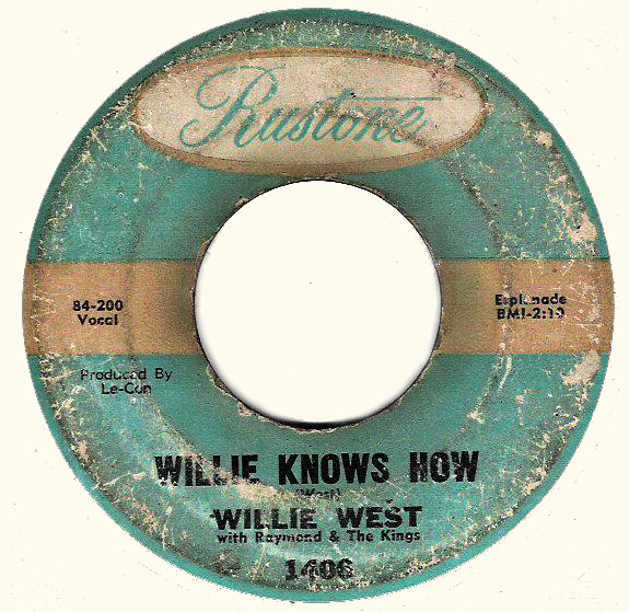 Willie West - Willie Knows How - Song of the Day - Ponderosa Stomp